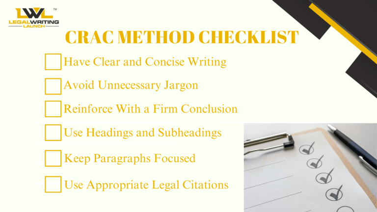 Master CRAC Legal Writing: Essential Techniques and Tips for Law Students