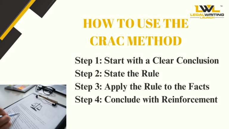 Master CRAC Legal Writing: Essential Techniques and Tips for Law Students