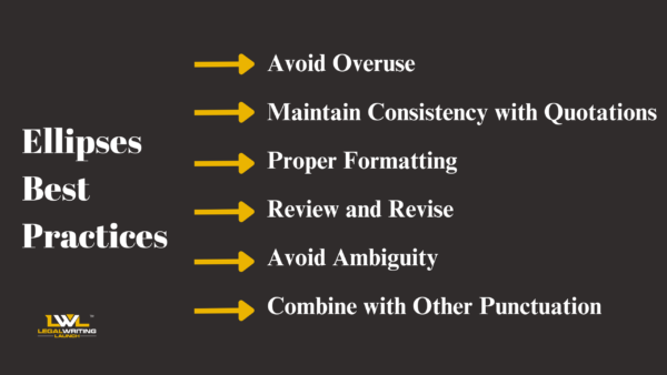 Mastering Ellipses in Legal Writing: Usage, Examples, and Best Practices