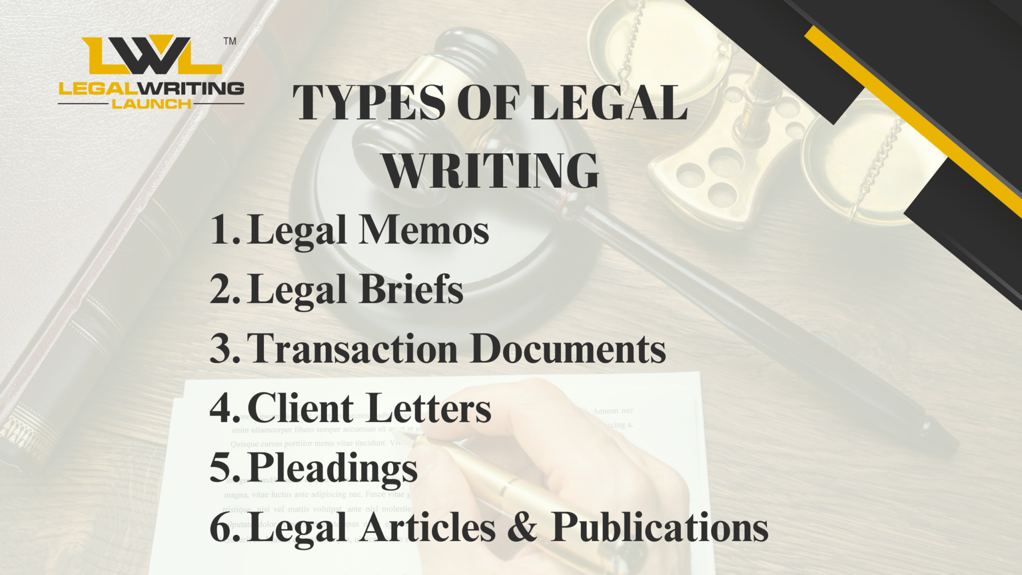 The Essential Purpose of Legal Writing: Importance, Types & Strategies