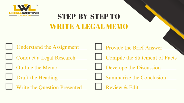 Writing a Legal Memo: Format, Examples & Essential Tips